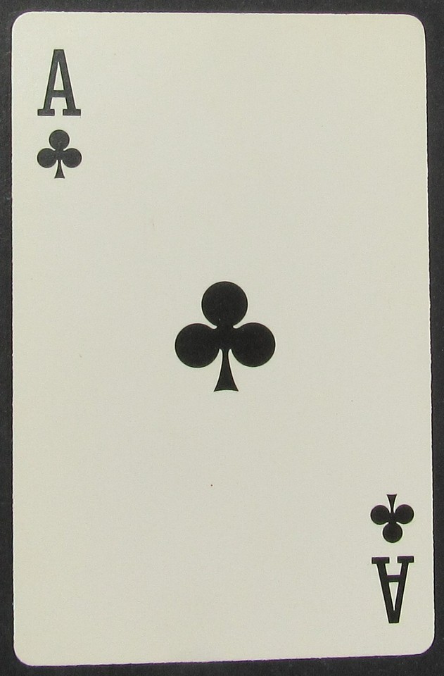 Bird Flowers Vintage Single Swap Playing Card Ace Clubs | eBay