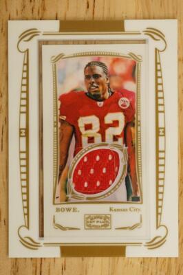 2009 Topps Mayo Framed Mini Jersey Relics Dwayne Bowe MR-DBO Football ...