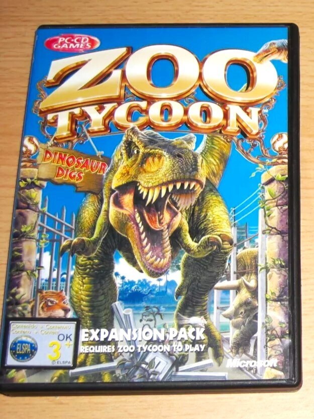Zoo Tycoon Dinosaur Zoo Tycoon Dinosaur Digs PC NEW Sealed Original UK