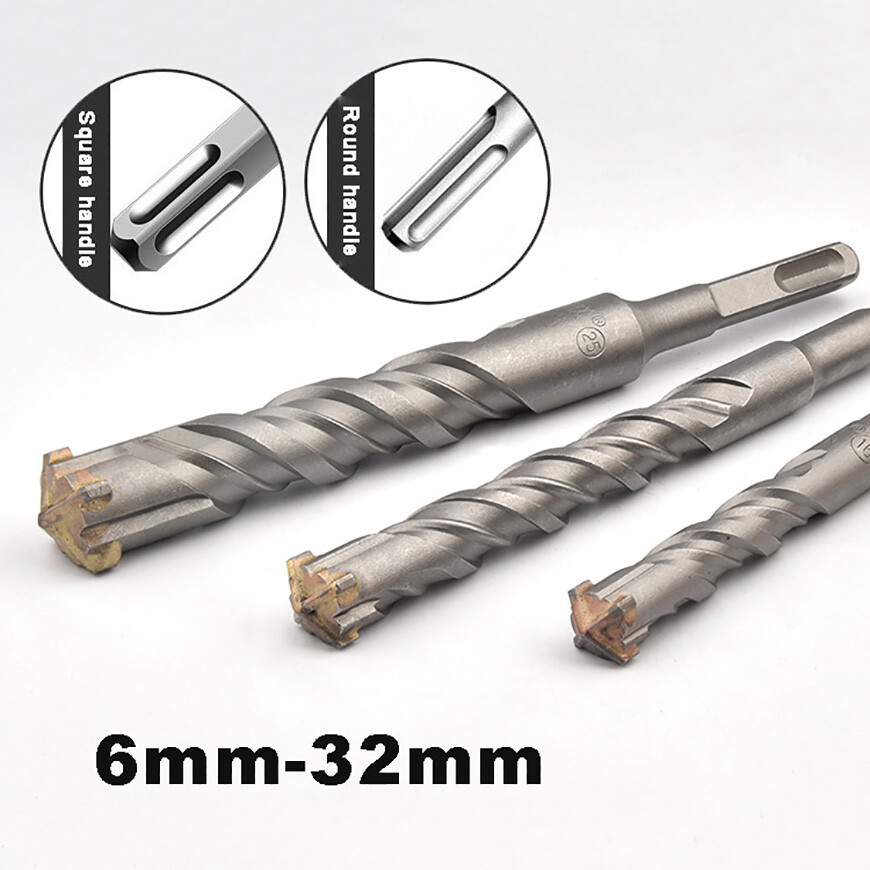 SDS Drill Bits SDS + Plus Drill Bit Masonry Concrete Brick Cross Head ...