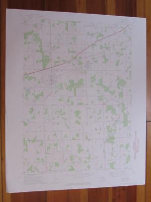 Perry Michigan 1975 Original Vintage USGS Topo Map | eBay