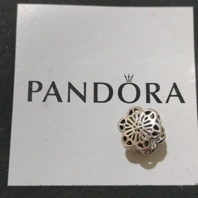 Pandora Retired Sterling Silver Floral Daisy Lace Flower Clip - 791836 ...