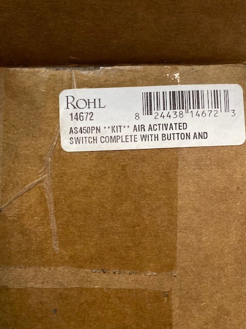 Rohl AS450PN Air Activated Switch Button with Control Box for Waste ...