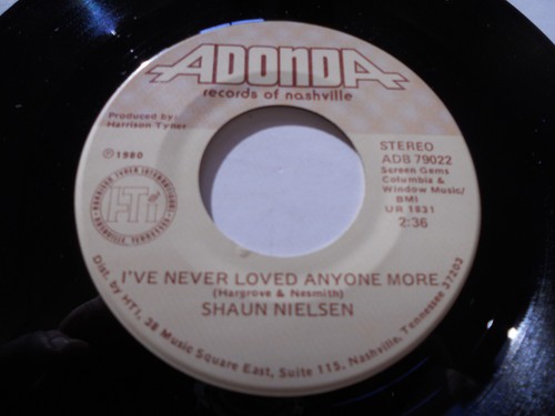 SHAUN NIELSEN NM I've Never Loved Anyone More 45 Lights of L.A. Adonda ...