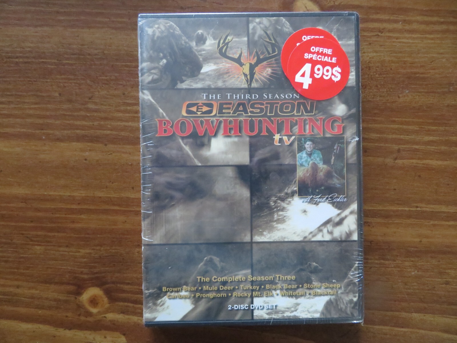 6 NEW DEER HUNTING DVD LOT; EASTON BOW HUNTING, BACK IN THE WOODS. etc ...