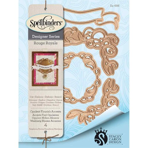 Spellbinders Shapeabilities Dies-Opulent Flourish Accents 813233026897 ...