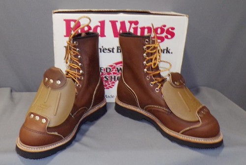 RED WING LEATHER STEEL TOE MADE IN USA 4488 MET GUARD SIZES n WIDTHS ...