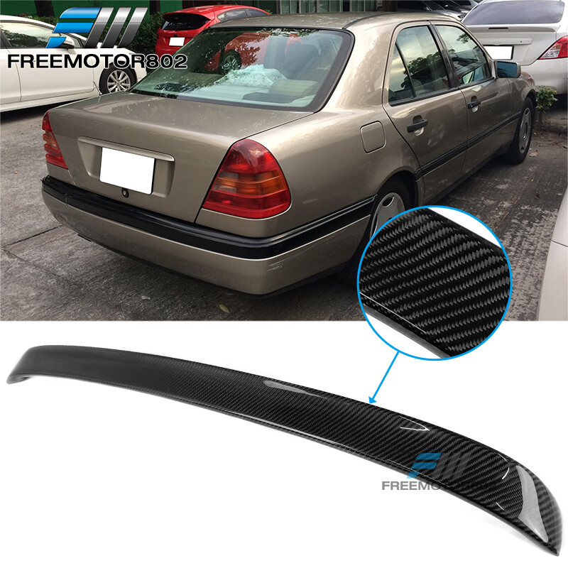 Fits 94-00 Benz W202 C-Class Trunk Spoiler L Style Carbon Fiber Rear ...