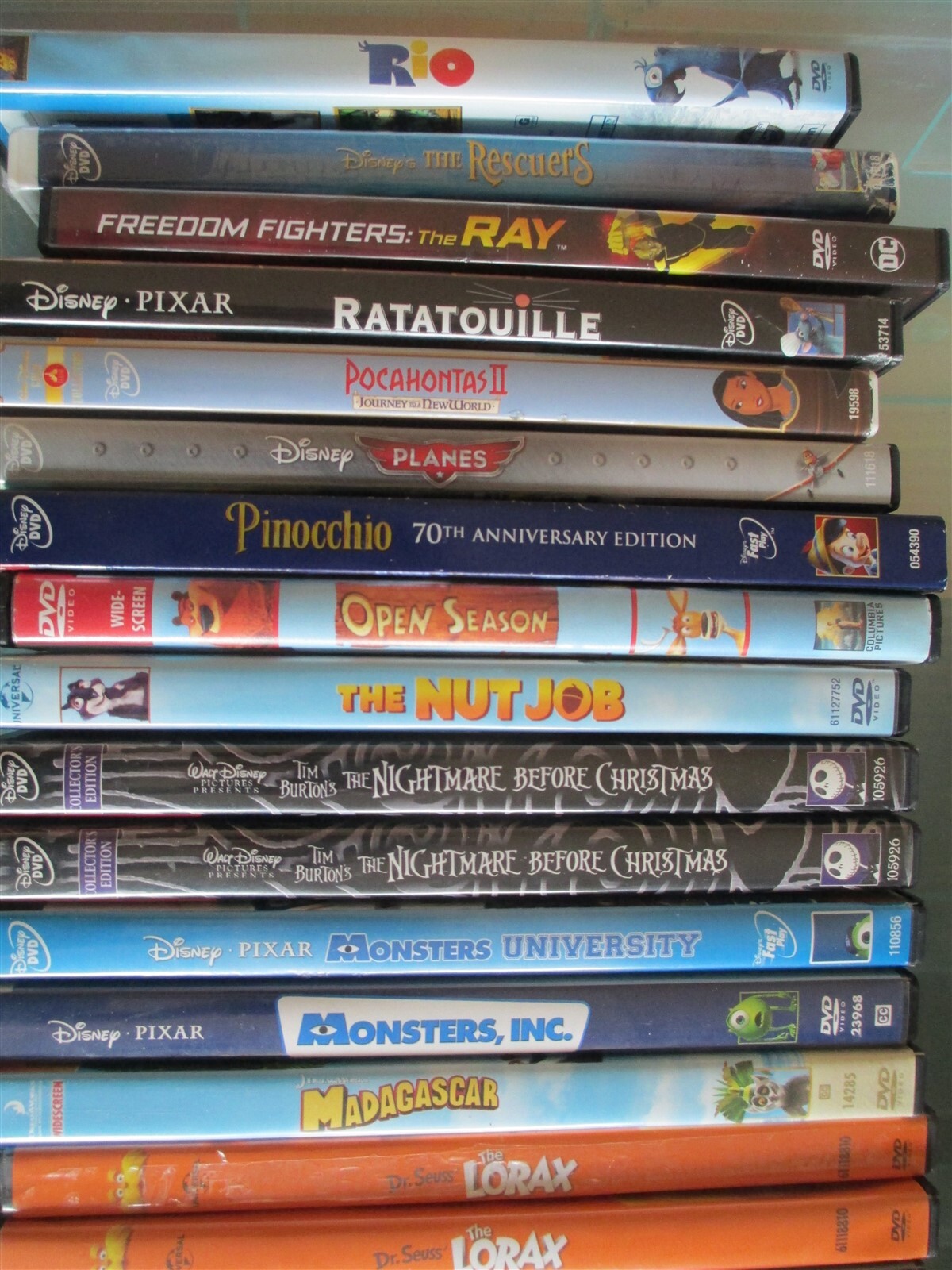 Disney Pixar Nick Jr Barbie etc dvd choice $1.99 each or 7 for $14 Free ...