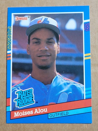 Moises Alou 1991 Donruss Rookie Baseball Card #38 Montreal Expos | eBay