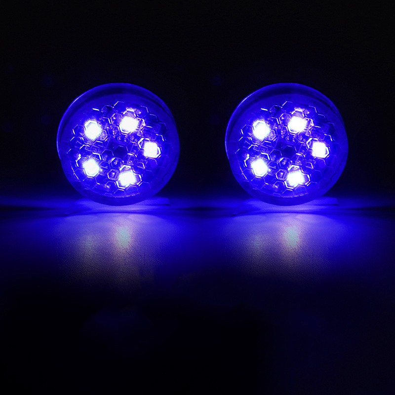 Safety 2* Car Door Opened Warning Lamp LED Flashing Signal Light Anti ...