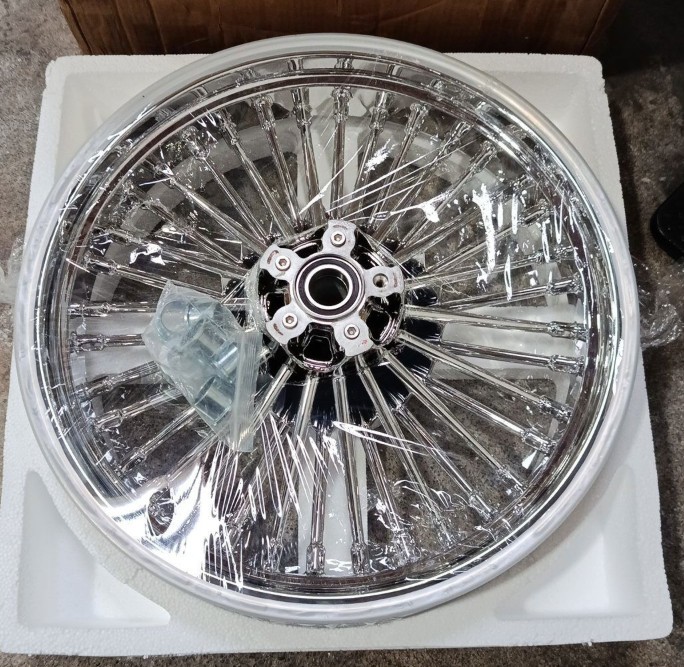 18X3.5 16X3.5 Fat Spoke Wheels Rims For Harley Softail Fat Boy Deuce ...