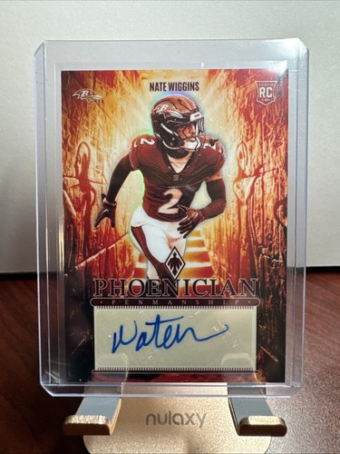 2024 Panini Phoenix Phoenician Rc Nate Wiggins Auto SSP Rare! PRP-NWS ...