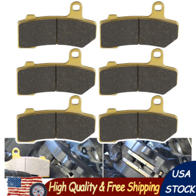 Front & Rear Brake Pads for 2008-2018 Harley Davidson FLHX Street Glide ...