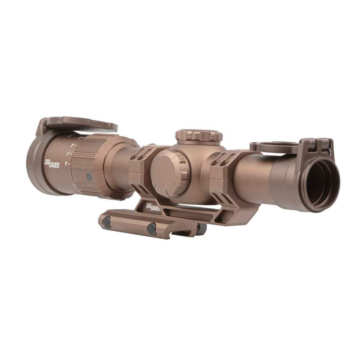 Sig Sauer TANGO-MSR 1-6x24mm Illuminated Red MSR BDC6 Reticle COYOTE ...