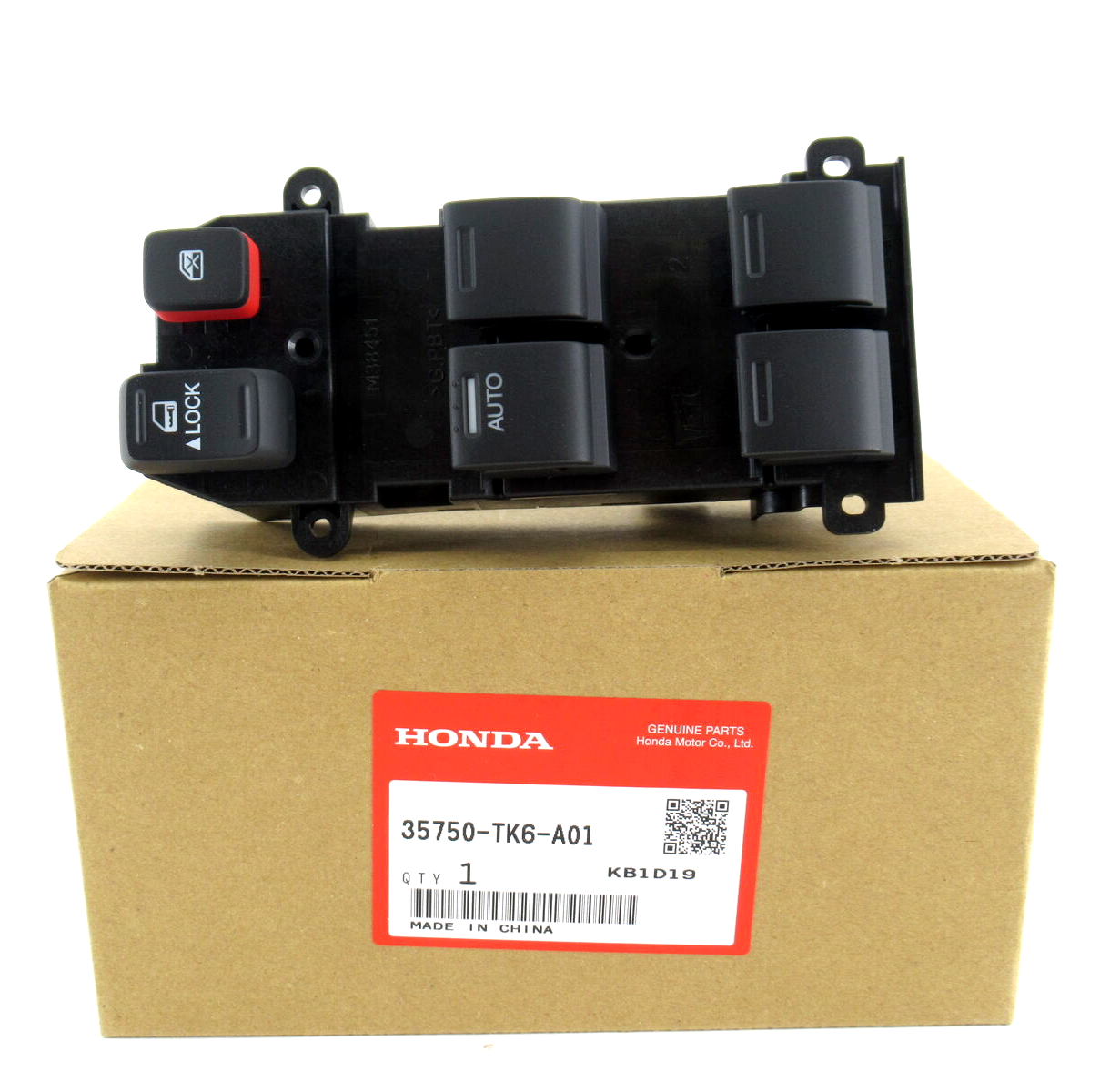 Genuine OEM Honda 35750-TK6-A01 Driver Front Power Window Switch 2009 ...