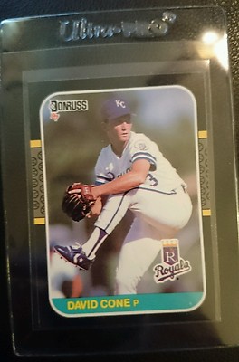 1987 DONRUSS #502 DAVID CONE ROOKIE CARD RC ROYALS GEM MINT FROM ...