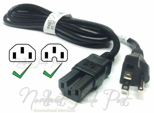 Cisco CAB-9K12A-NA AC Power Cord 8ft 16AWG NEMA 5-15P to IEC C15 ...
