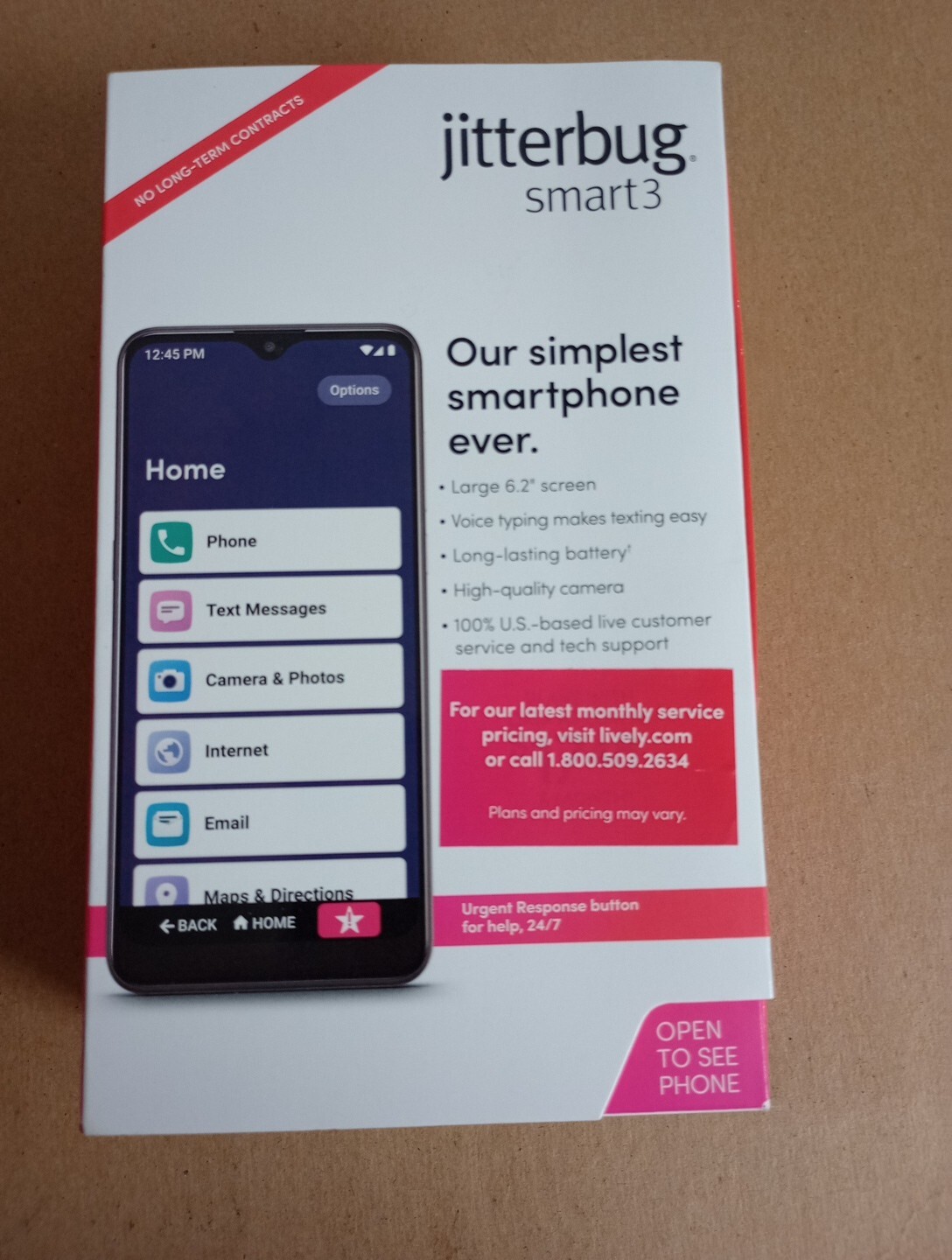 Lively Jitterbug Smart3 - 32 GB - Black (Lively) (Single SIM) for sale ...