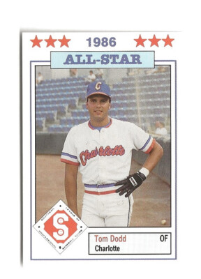 1986 Southern League All-Star Tom Dodd RC Charlotte Orioles | eBay