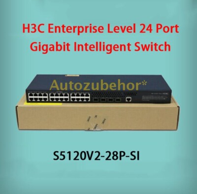 H3C S5120V2-28P-SI Enterprise Level 24 Port Gigabit Intelligent Switch ...