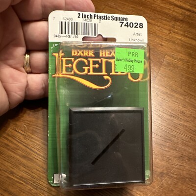 Base Boss 2 INCH SQUARE SLOTTED Plastic Gaming Base (10) Reaper Minis ...