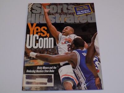 Sports Illustrated Magazine April5 1999 Ricky Moore UConn Venus Serena ...