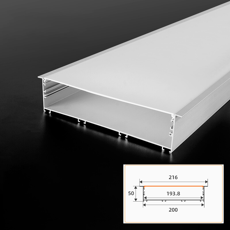 10Pcs 3.3ft Each LED Aluminum Profile Channel Holder with Cover for LED ...