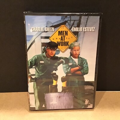 Men at Work 1990 DVD Charlie Sheen & Emilio Estevez MGM Cult Classic NEW SEALED | eBay