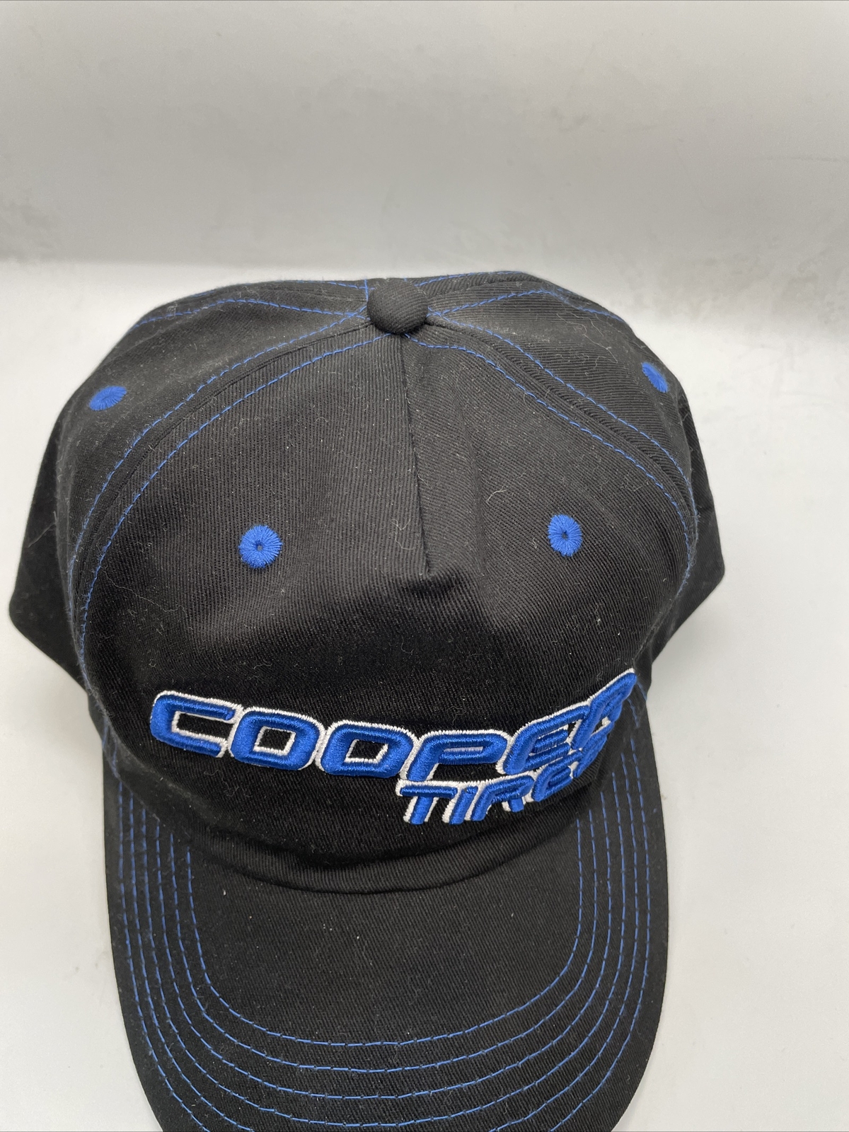 Cooper Tires Hat Cap Strapback Unisex Black Embroidered Letters | eBay