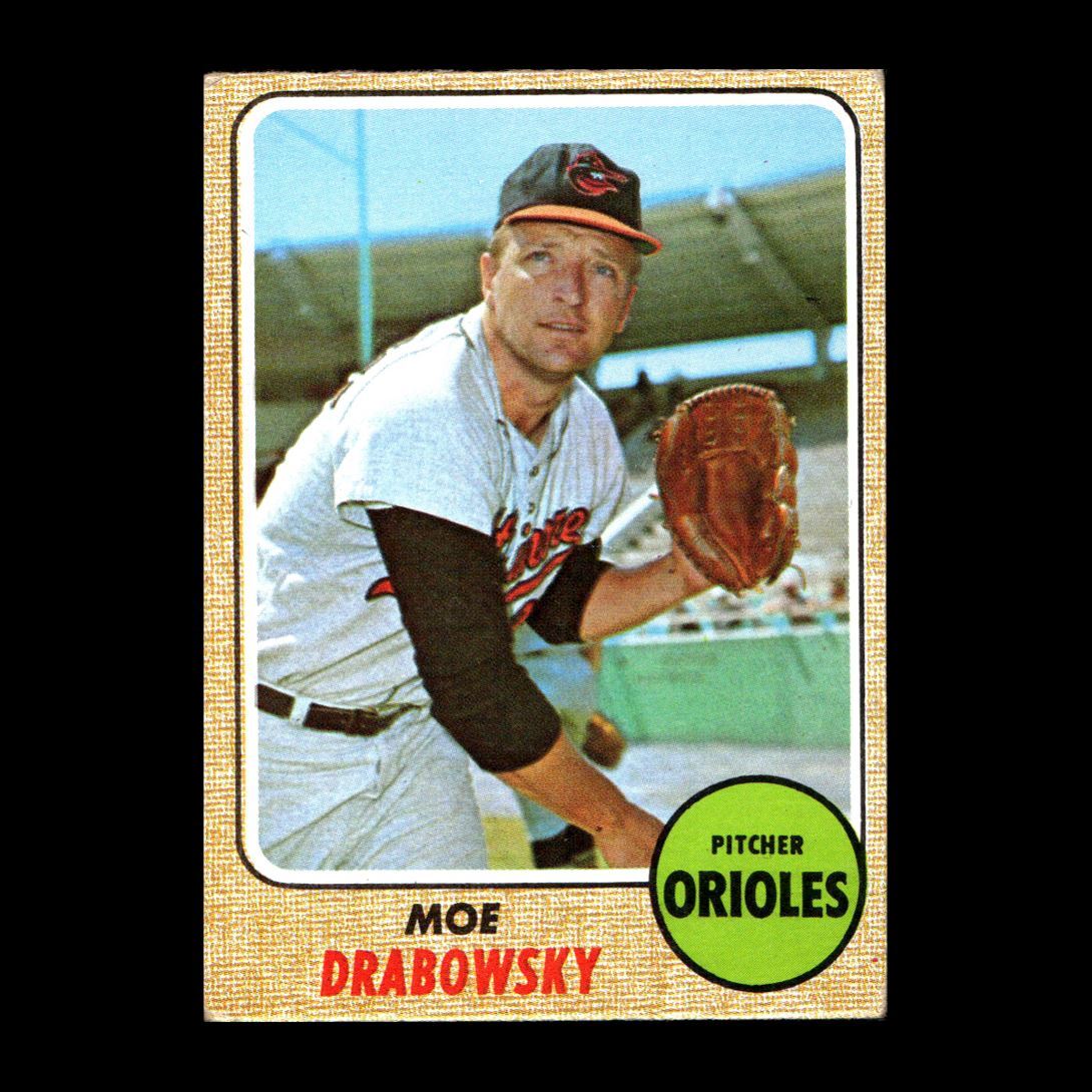 Moe Drabowsky 1968 Topps Baltimore Orioles #242 Nice R303 | eBay