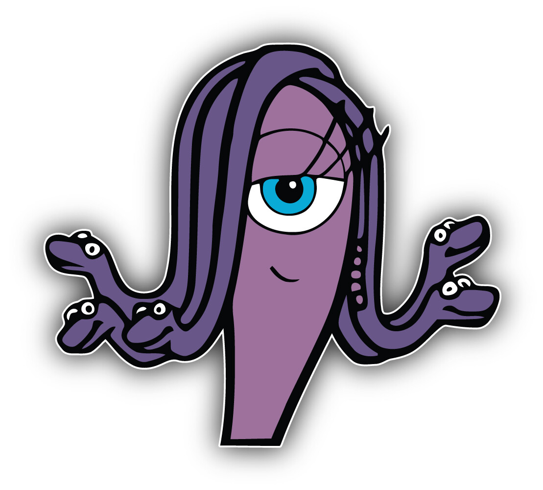 Monsters Inc Cartoon Celia Mae Face Sticker Bumper Decal - ''SIZES'' | eBay
