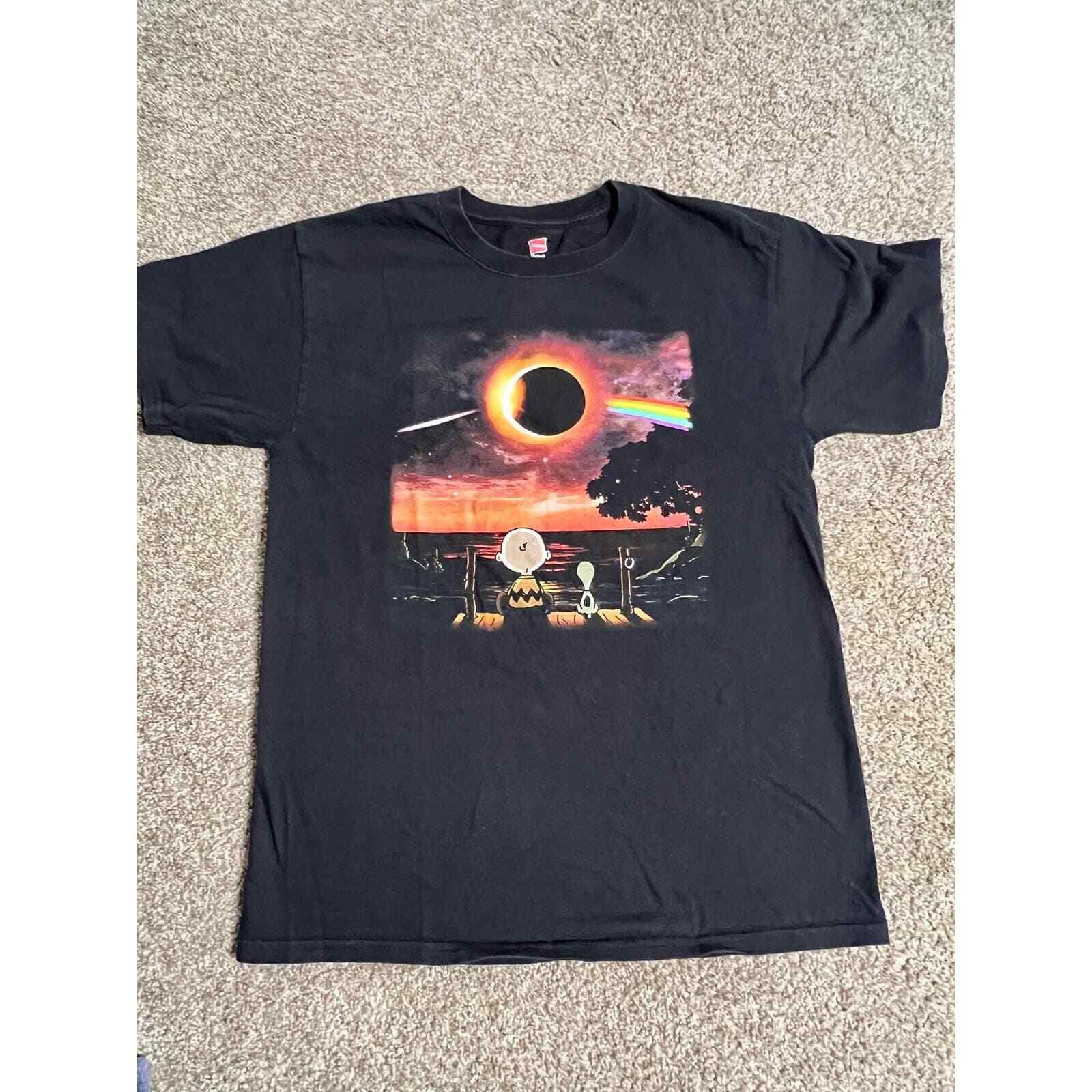Pink Floyd Snoopy Eclipse 90s Vintage Charlie Brown T… - Gem