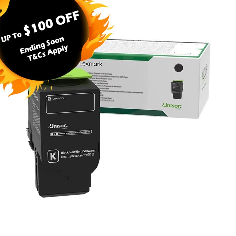 Lexmark Genuine C2360K0 BLACK RETURN PROGRAM TONER for C2425DW ...