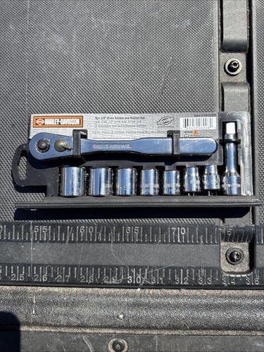 Harley Davidson By Snapon 3/8” Ratchet Socket Set SAE Hds3829 ...