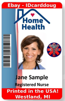 Full color custom printed ID cards, one side color | eBay