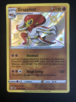 Pokemon TCG Shining Fates Grapploct SV073/SV122 Card Pack Fresh | eBay