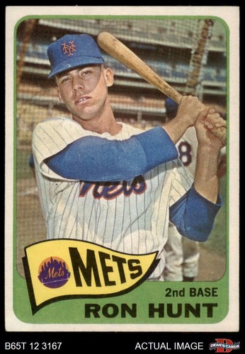 1965 Topps #285 Ron Hunt Mets 4.5 - VG/EX+ | eBay