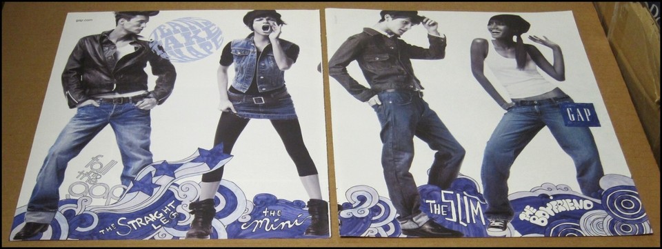 2006 GAP Jeans 2-Page Vintage Print Ad Advertisement Jeans Take Shape | eBay