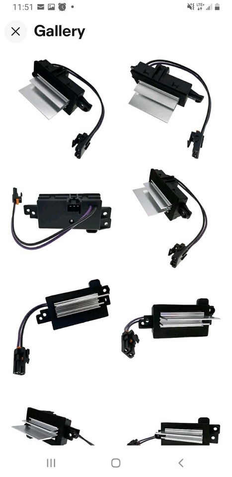 For GM Updated Design Blower Resistor Replaces 52409643,52413530 ...