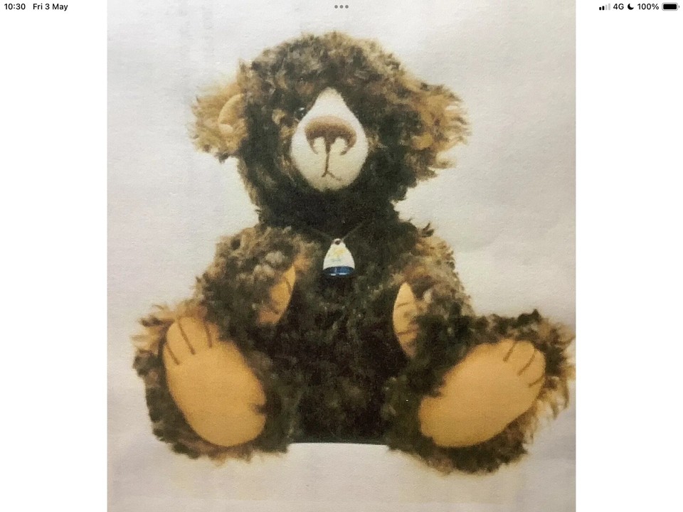 Teddy Bear Sewing Pattern Beau 12” Contrasting Sculpted Muzzle By ...