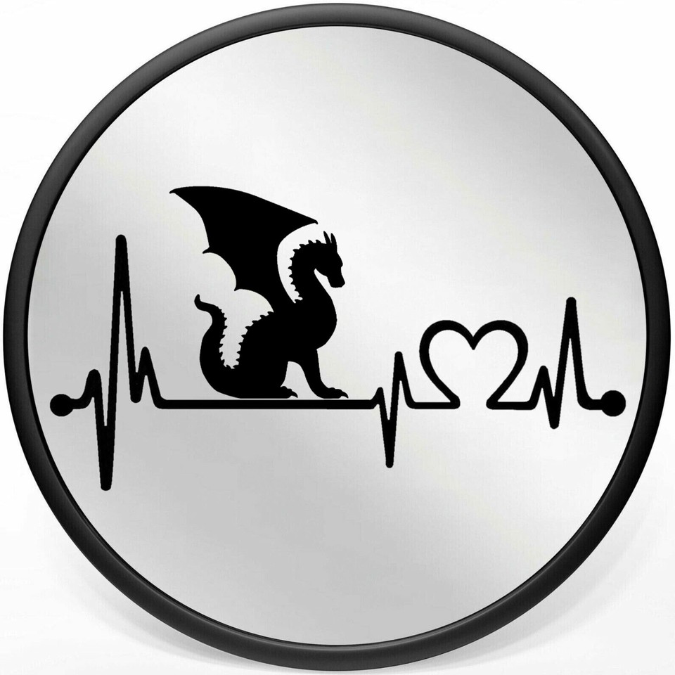 Wyvern Dragon Decal Sticker Heartbeat Medieval Dungeons Folklore Flying ...