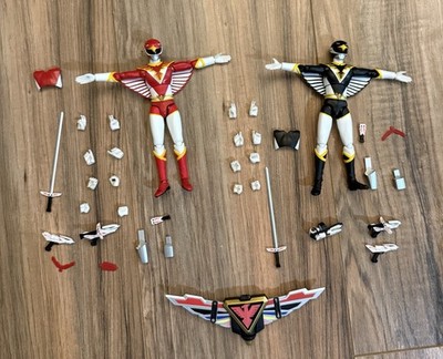 S.H.Figuarts Chojin Sentai Jetman Red Hawk Figure Bandai Black Condor ...