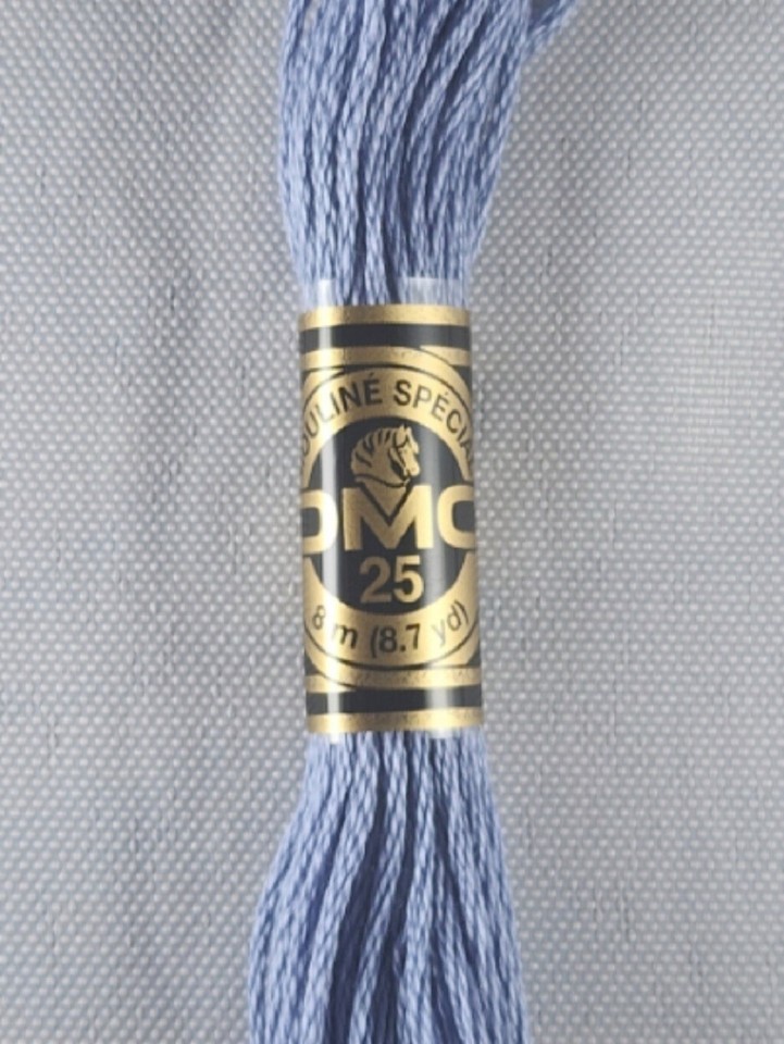 DMC - 6 Strand Embroidery Floss - Color: 160 Medium Gray Blue - Lot of ...