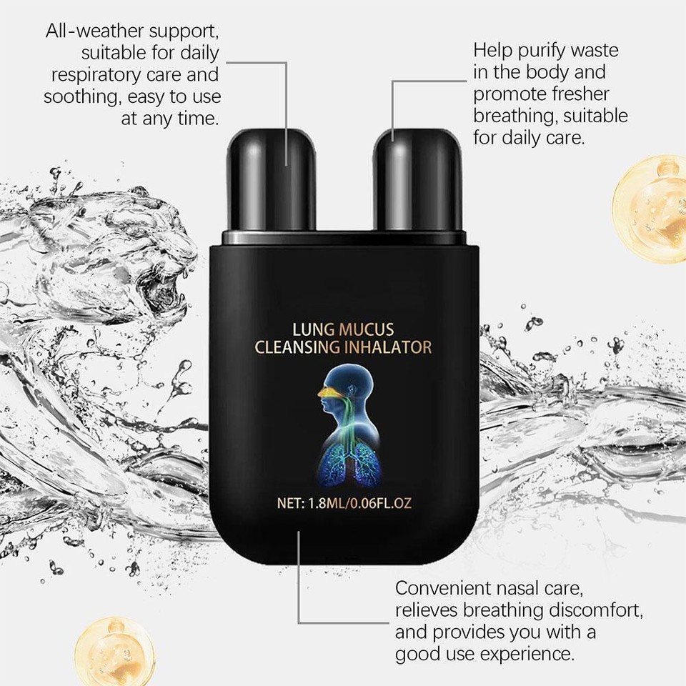 Lung Mucus-Cleaning Nasal Herbal Box,Natural Safe Essential Oils ...