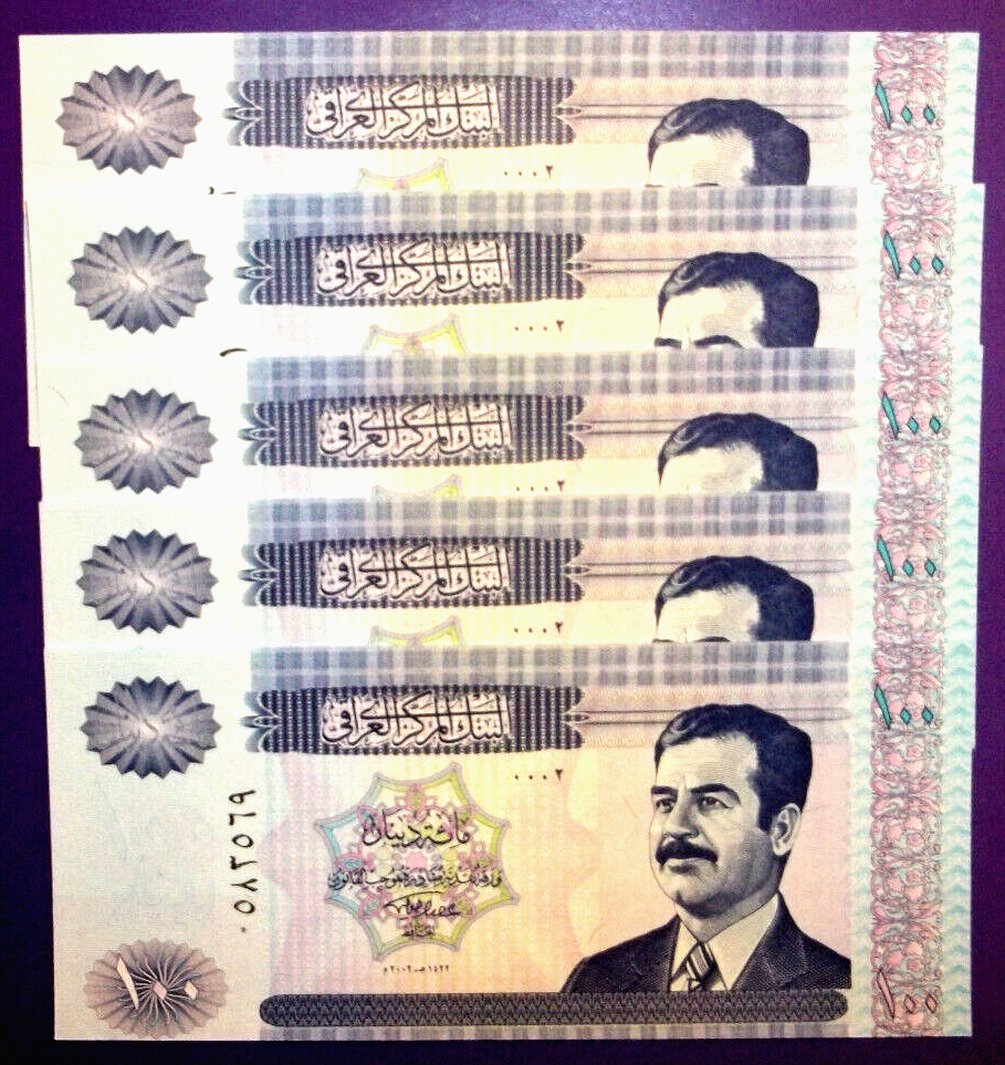 IRAQ,100 DINAR NOTE,PRE WAR ISSUE,SADDAM HUSSEIN,NICE UNCIRCULATED | eBay