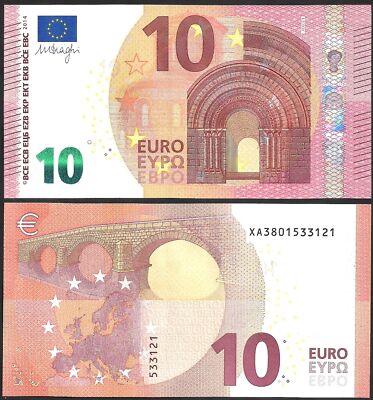 European Union / Germany 10 Euro 2014 P 21x UNC Serial Prefix X | eBay