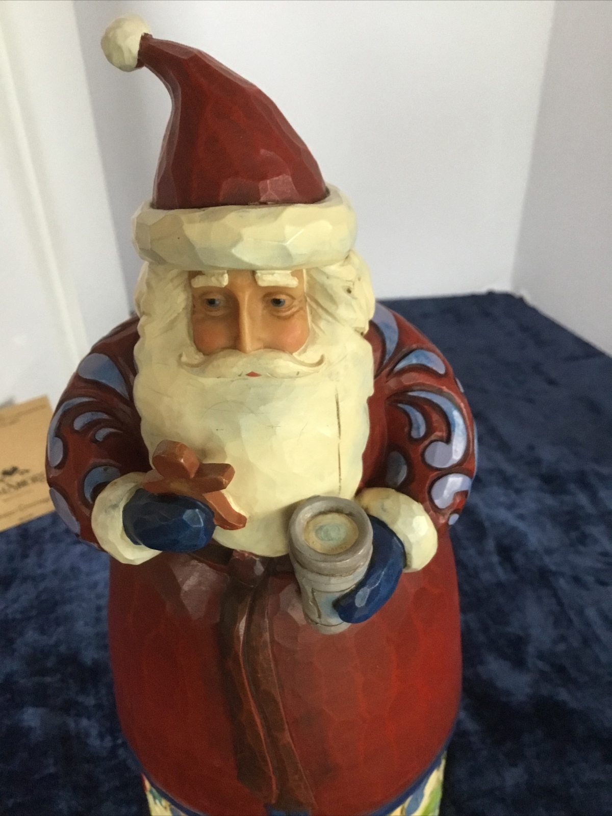 Jim Shore Sweet Greetings #4014449 Santa Milk & Cookies With Box | eBay