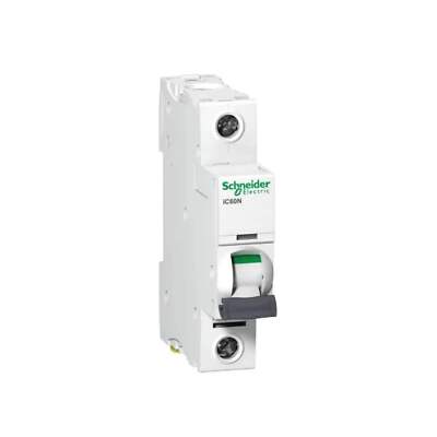 Schneider Electric iC60N MCB Miniature Circuit Breaker 1P 6A Curve C ...