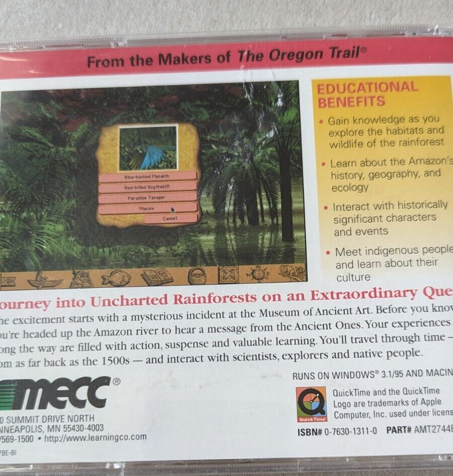 Amazon Trail II Pc Brand New Journey To Uncharted Rainforests On Your ...